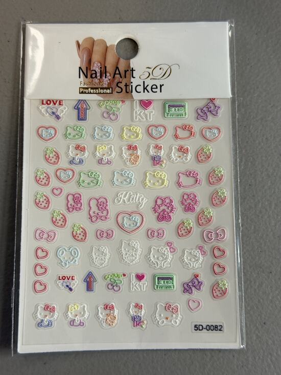 not branded | Office | Hk72 Hello Kitty Nail Stickers | Poshmark